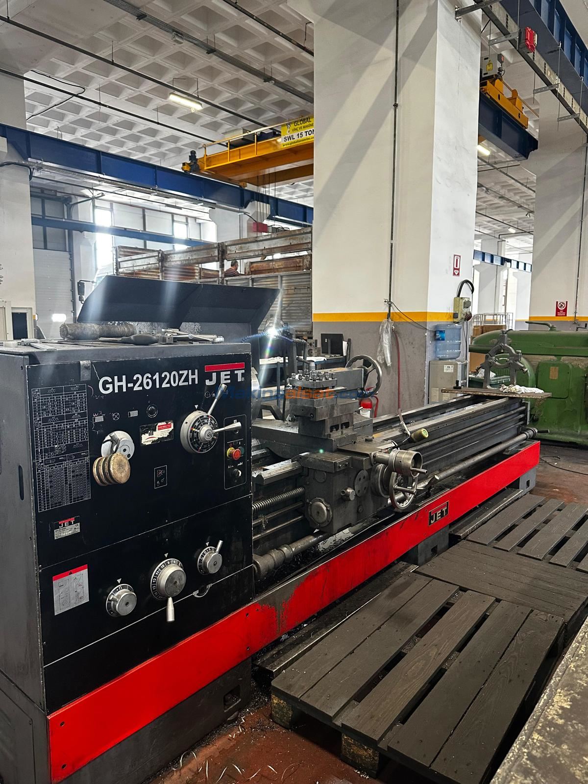 Satılık ikinci el JET GH 26120 ZH 3 METRE TORNA Universal Torna makinesi