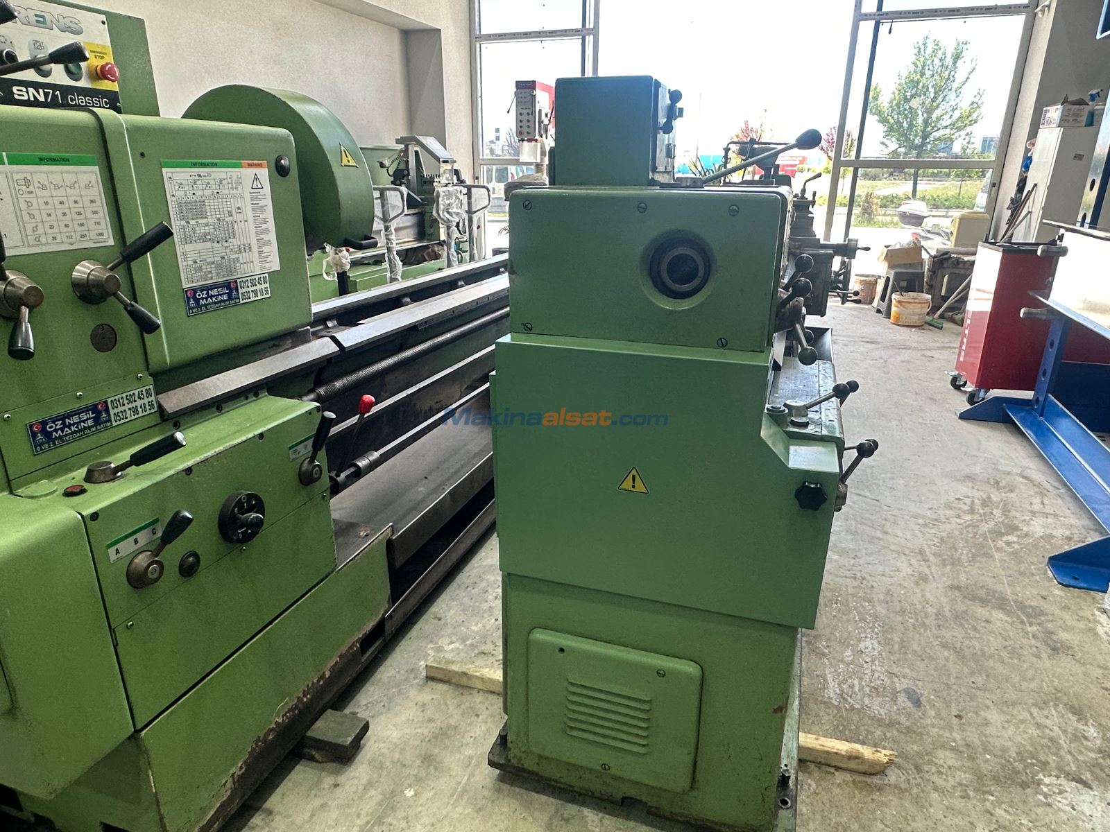 SN 45 Çekoslovak Tos 2 Metre Torna Used Centre Lathe machine for sale