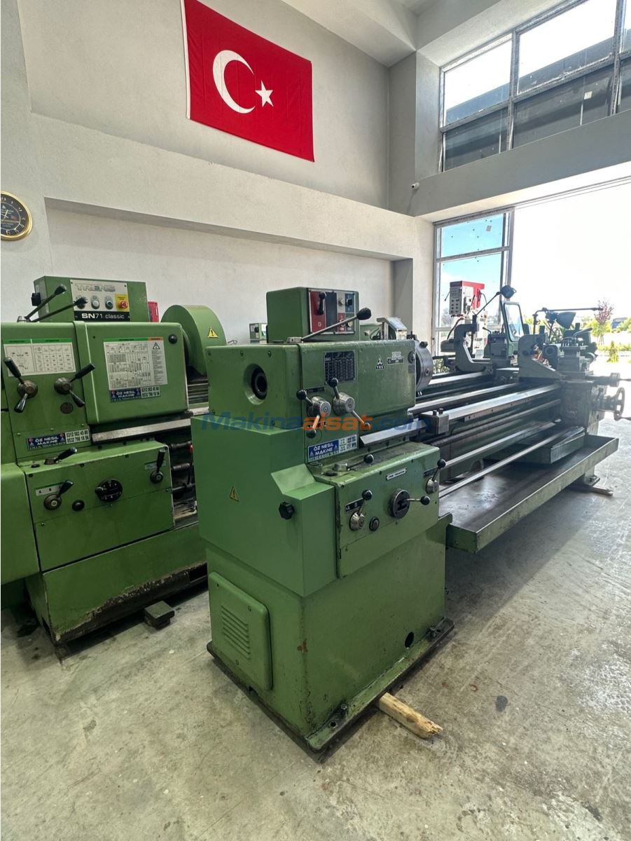 SN 45 Çekoslovak Tos 2 Metre Torna Used Centre Lathe machine for sale