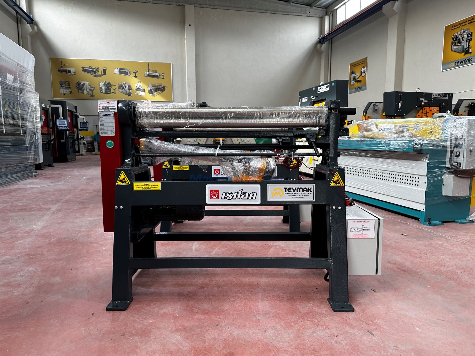 ISITAN IR 1050X56 MOTORLU SİLİNDİR Used Mechanical-Manual Plate Bending ...