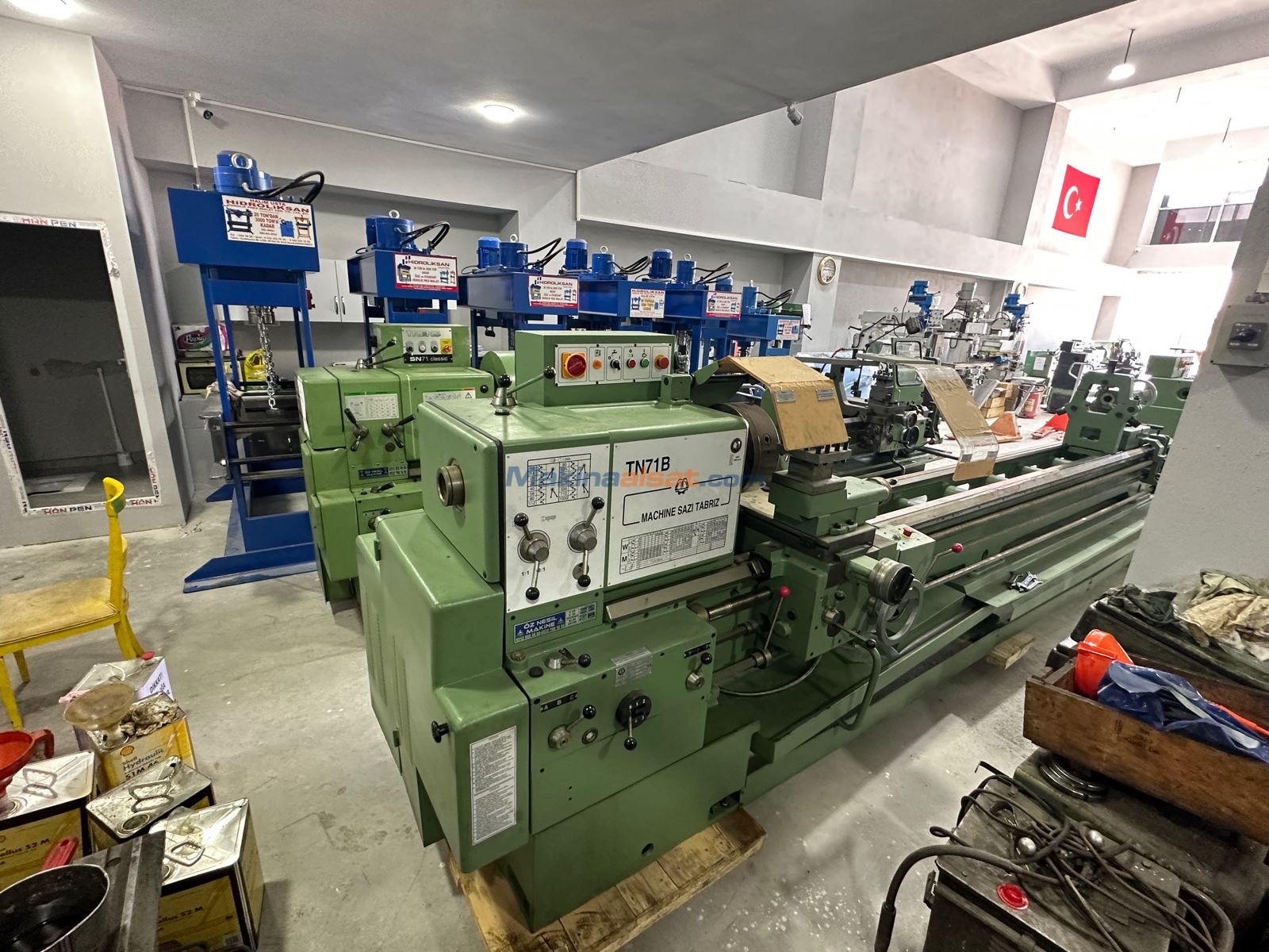 TN 71 - 4 Metre İran Tos Sıfır Torna Used Centre Lathe machine for sale