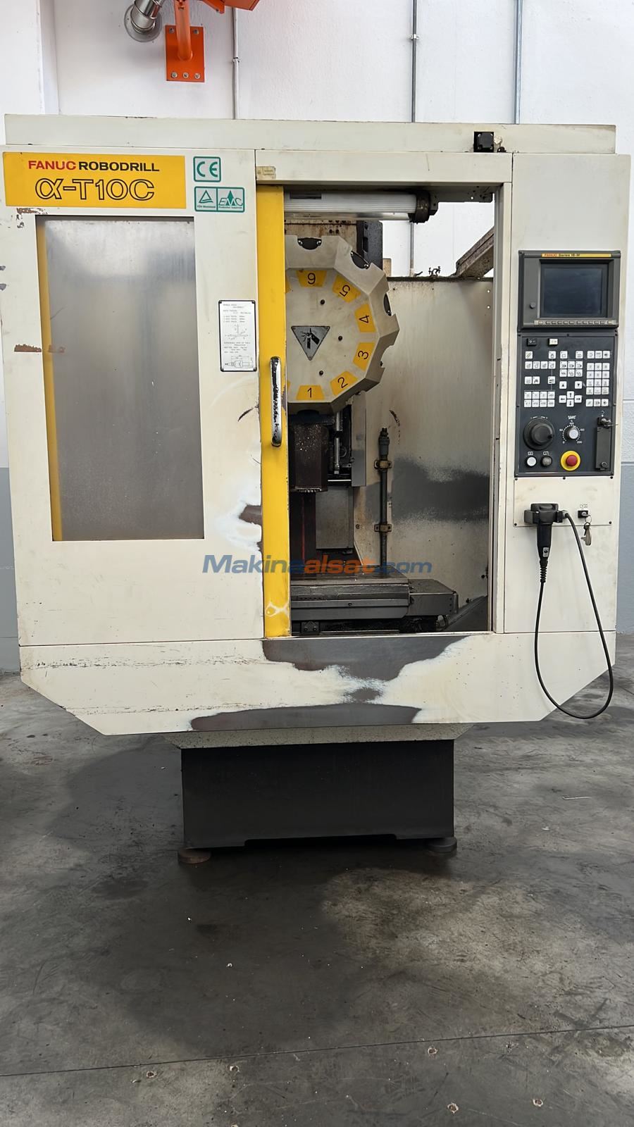 Satılık ikinci el FANUC ROBODRILL ALFA T10C TAPPING CENTER CNC Kılavuz ...