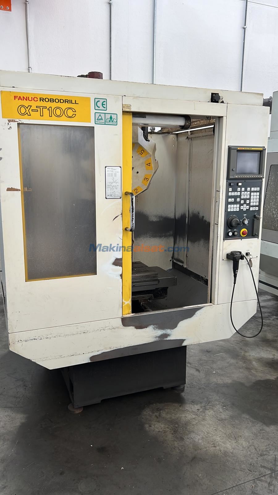 Satılık ikinci el FANUC ROBODRILL ALFA T10C TAPPING CENTER CNC Kılavuz ...