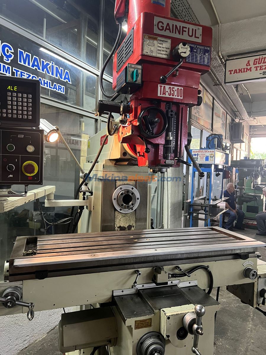 Satılık ikinci el GAINFUL 2007 MODEL 5 NUMARA KALIPÇI UNİVERSAL FREZE ...
