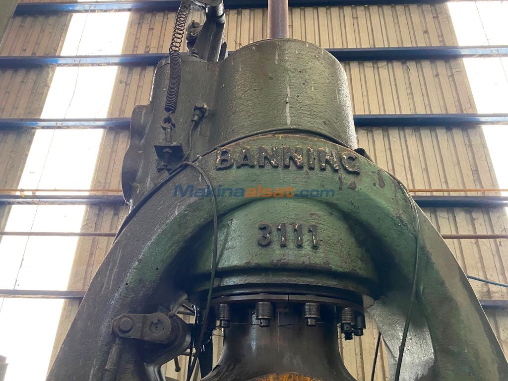 HAVALI DÖVME ÇEKİÇ 1600 TONLUK BANNİNG Used Forging Presses machine for ...