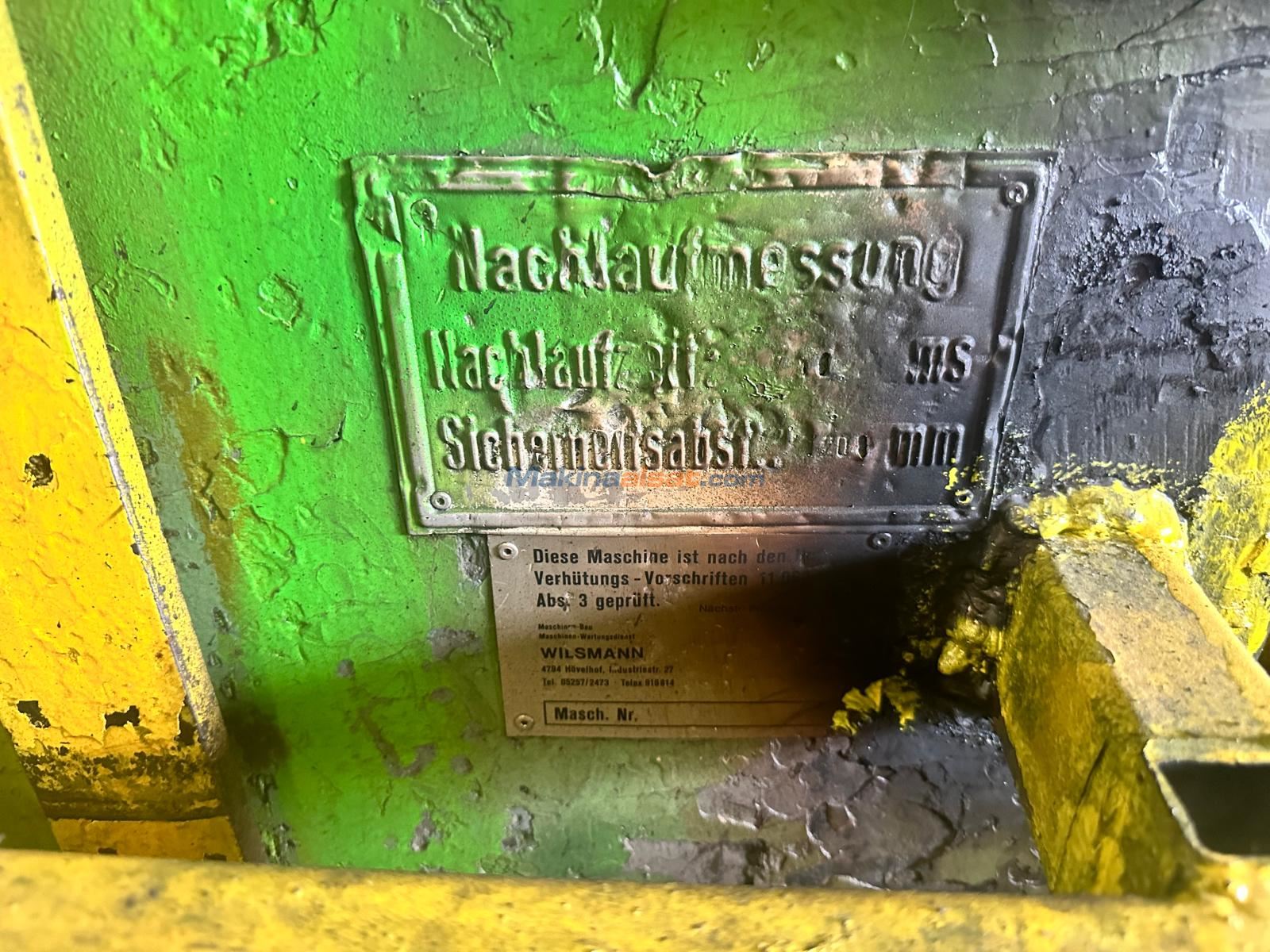 SCRULER MARKA 600 TON FİRİKSİYON DÖVME PRES Used Forging Presses ...