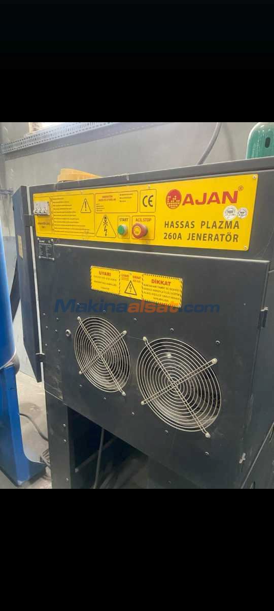 AJAN CNC 260 AMPER PLAZMA Used Plasma & Gas Cutting Machines machine ...