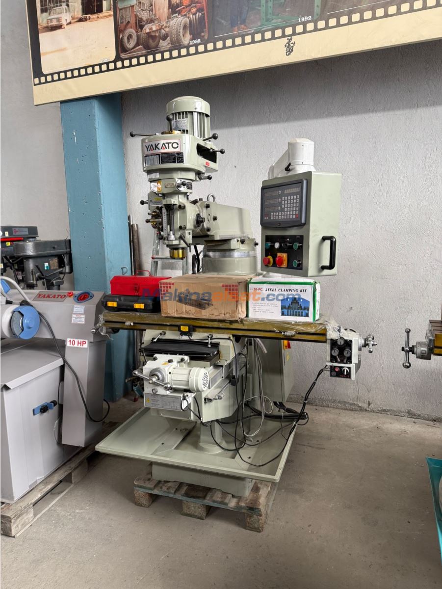 YAKATO M4S DİJİTALLİ KALIPÇI FREZE Used Universal Milling Machines ...