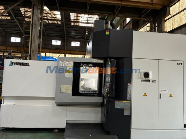 Satılık ikinci el 5 Axis Vertical Machining Center Okuma MU-8000V 5 ...
