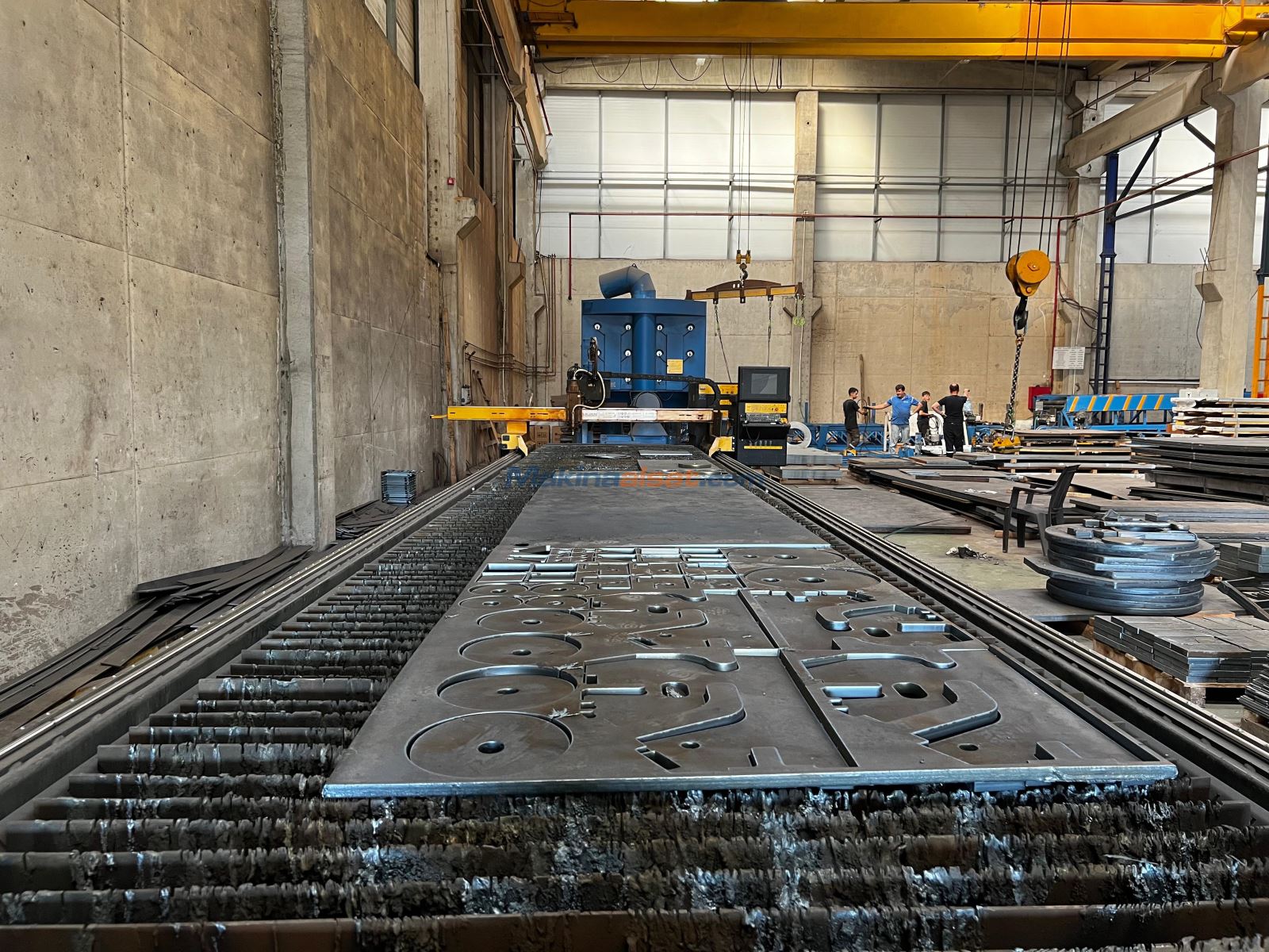 AJAN 2 x 12 METRE CNC PLAZMA Used Plasma & Gas Cutting Machines machine ...
