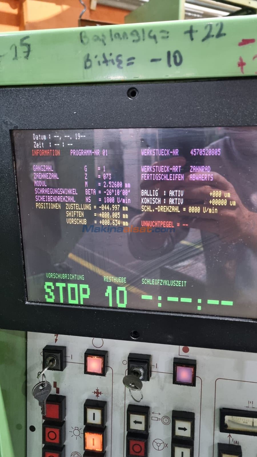 Satılık ikinci el CNC RZ301S REİSHAUER DİŞLİ TAŞLAMA Dişli / Profil ...
