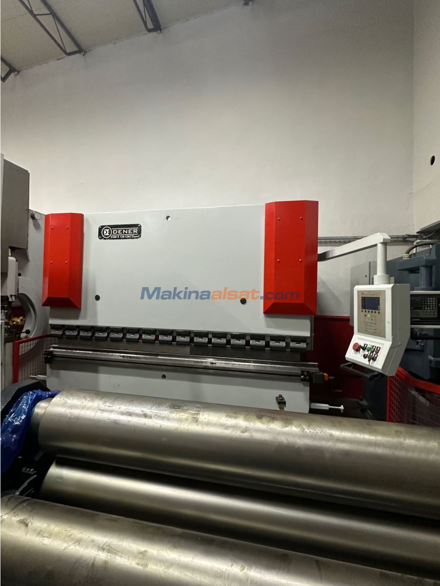 Satılık ikinci el DENER MARKA 3100X120 TON CNC ABKANT PRES Abkant Pres ...