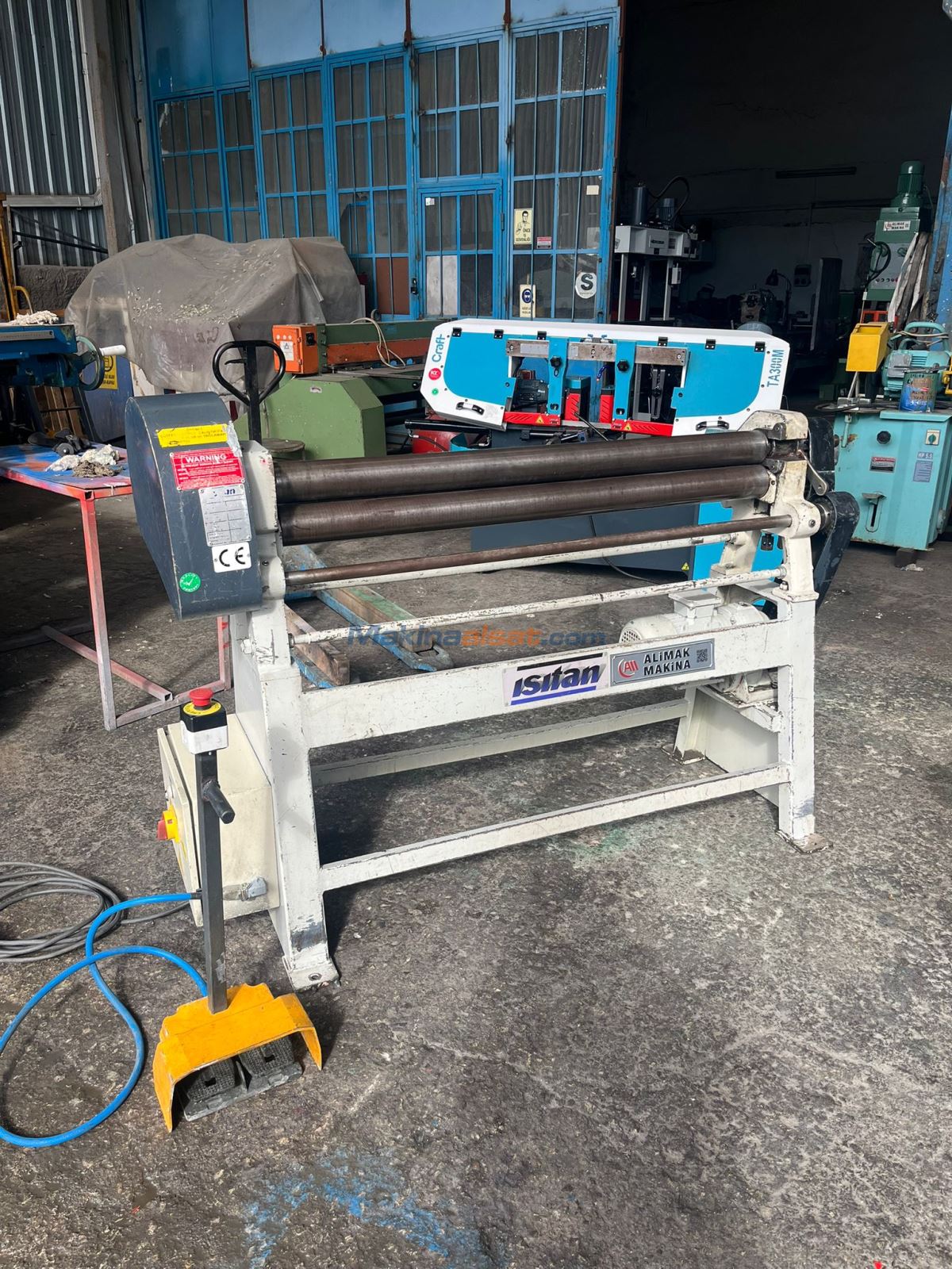 ISITAN 1270X86 MOTORLU SİLİNDİR Used Mechanical-Manual Plate Bending ...