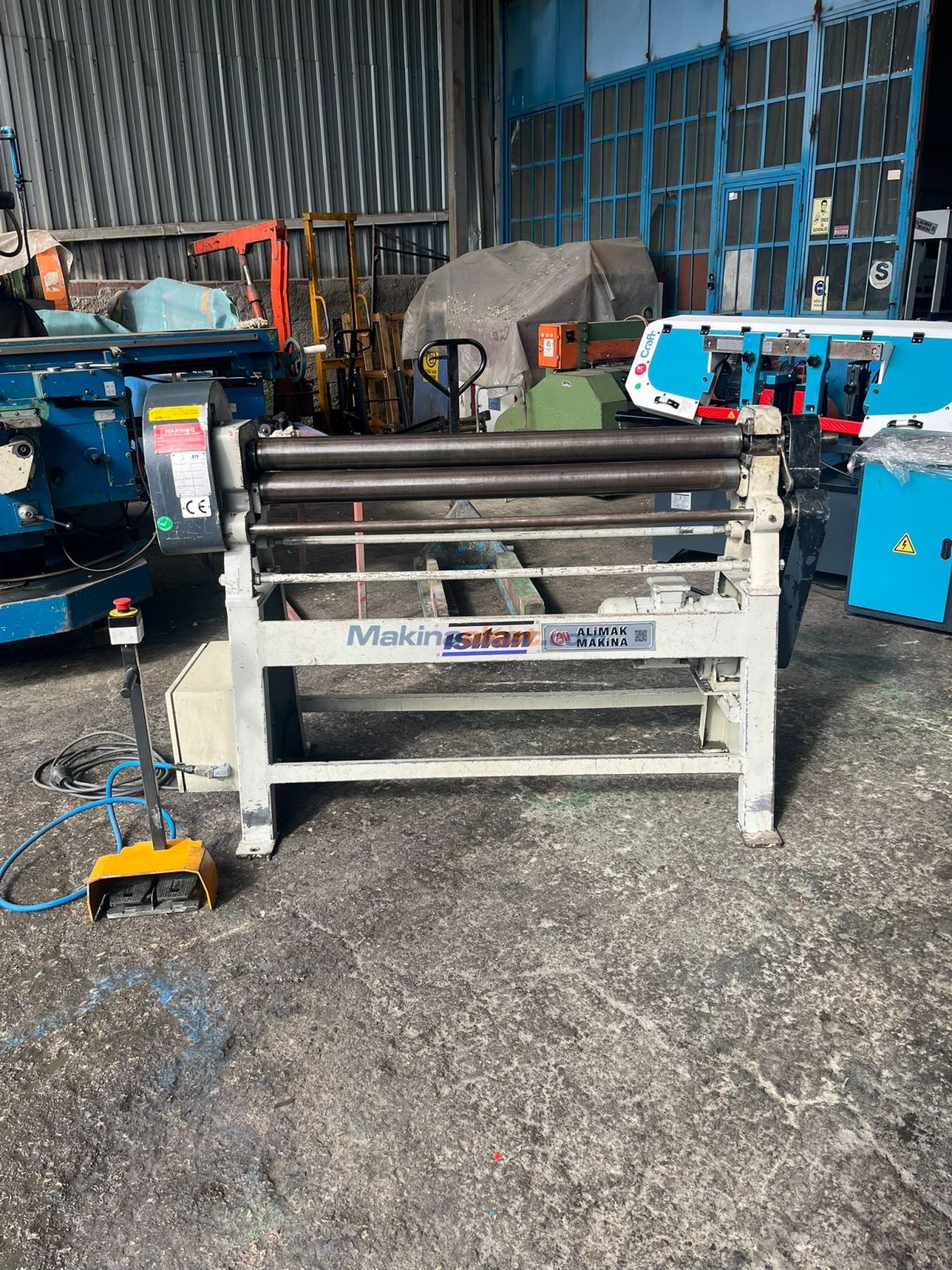 ISITAN 1270X86 MOTORLU SİLİNDİR Used Mechanical-Manual Plate Bending ...
