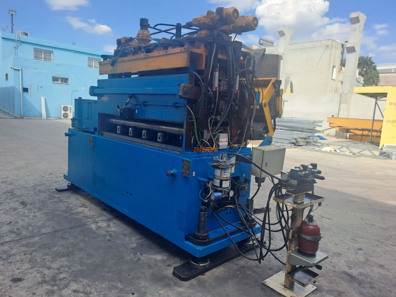 1880 lik Rulo Açıcı Doğrultucu Used Cut to Length and Slitting Line ...