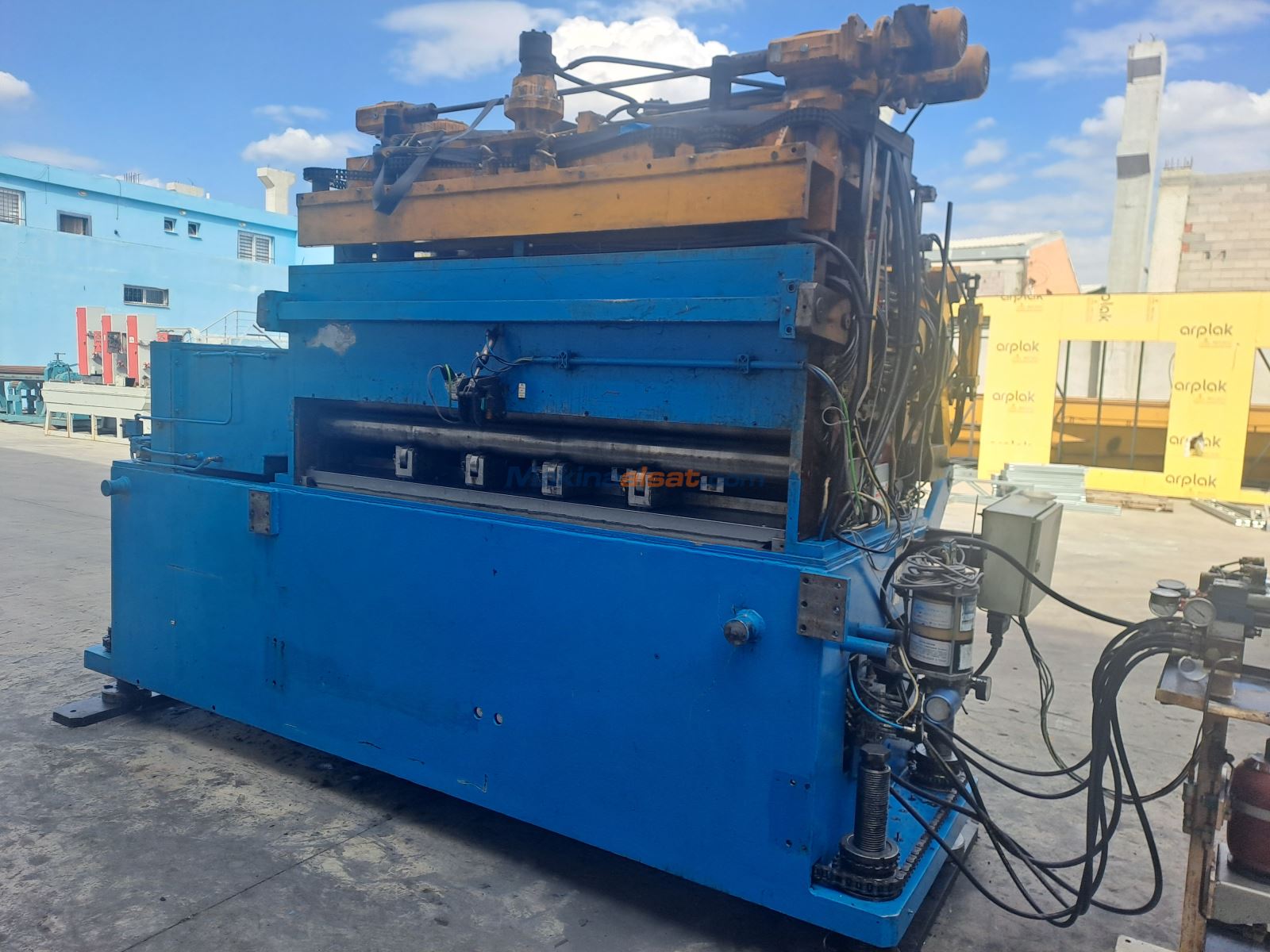 1880 lik Rulo Açıcı Doğrultucu Used Cut to Length and Slitting Line ...