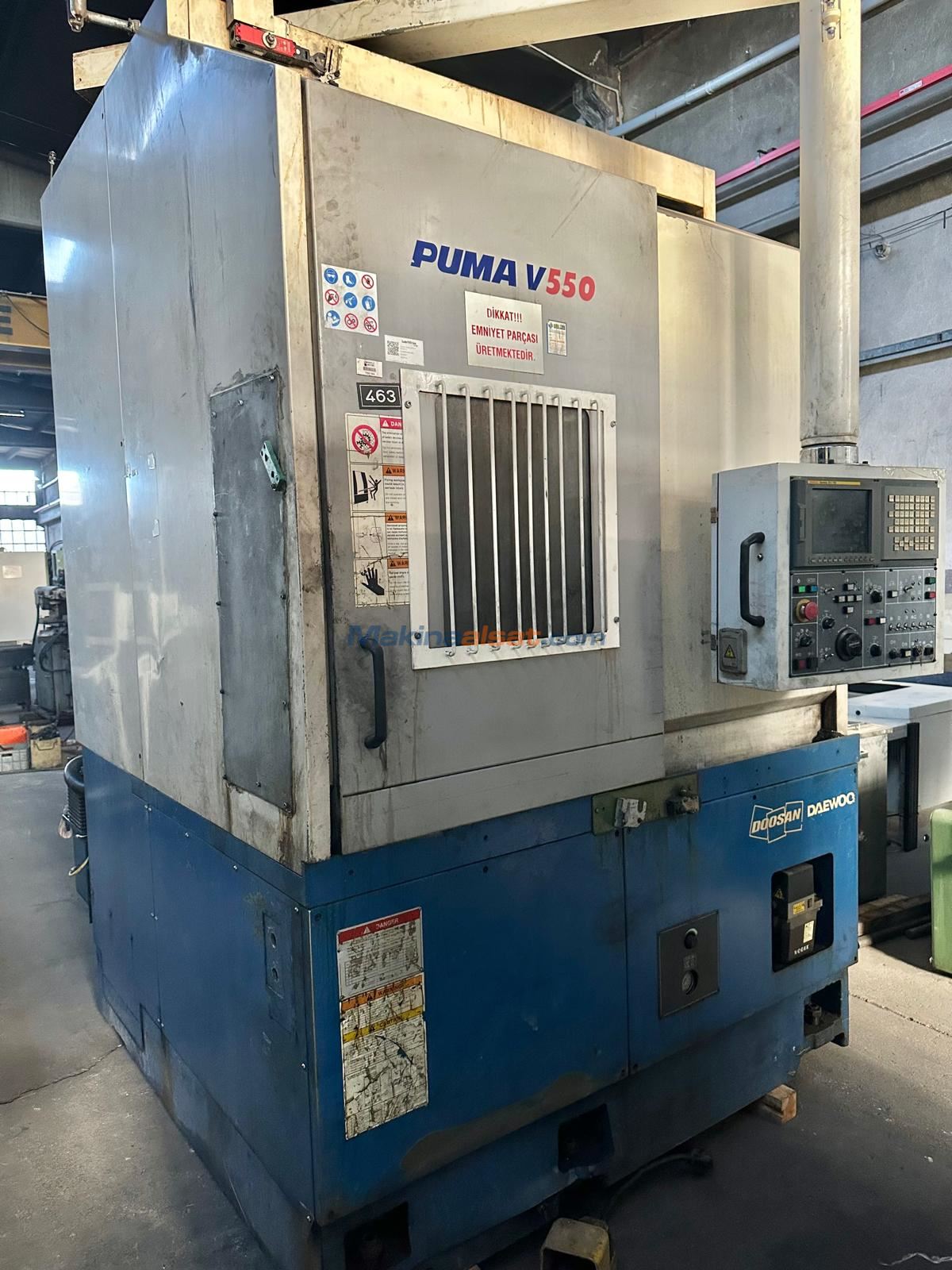 PUMA V550 CNC DİK TORNA Used Vertical Lathe machine for sale