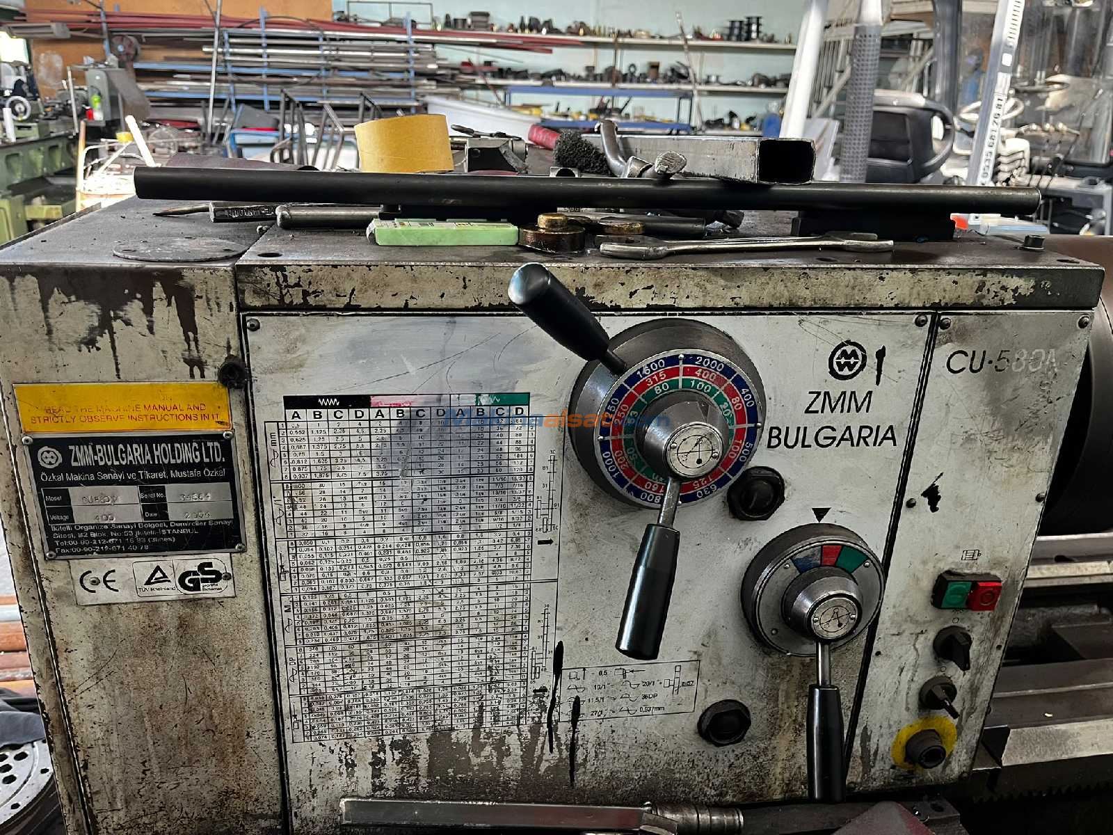 CU580M - 4 METRE BULGAR TORNA Used Centre Lathe machine for sale