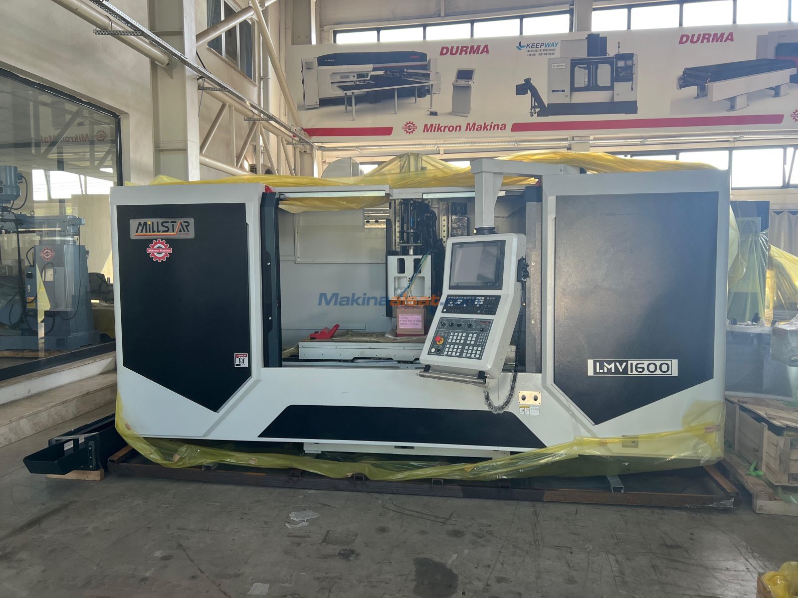 STOK HEMEN TESLİM - Millstar LMV 1600 BT-50 (1600x700x700mm) CNC Dik ...