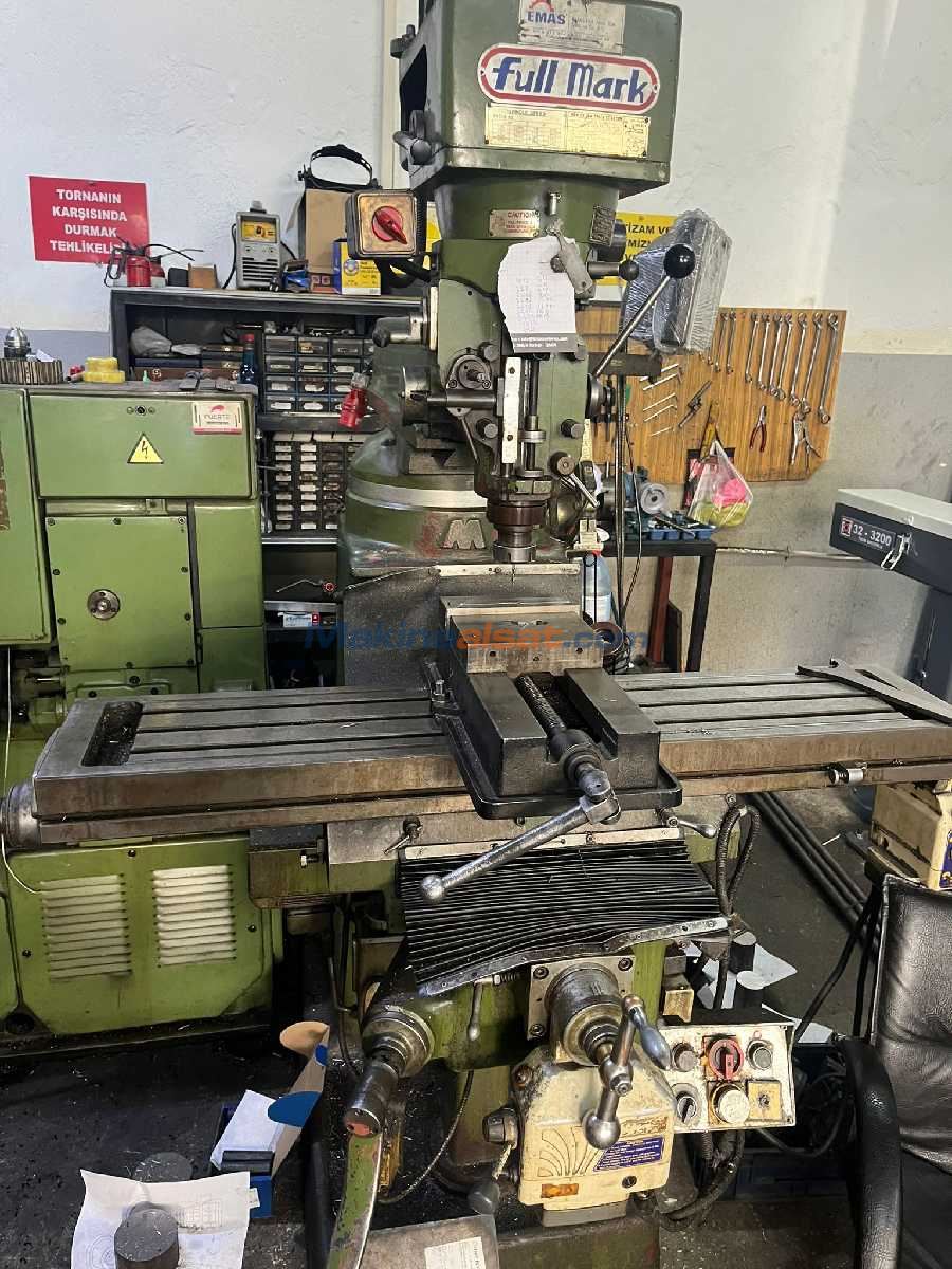 TAYVAN MALI FULLMARK KALIPÇI FREZE Used Universal Milling Machines ...