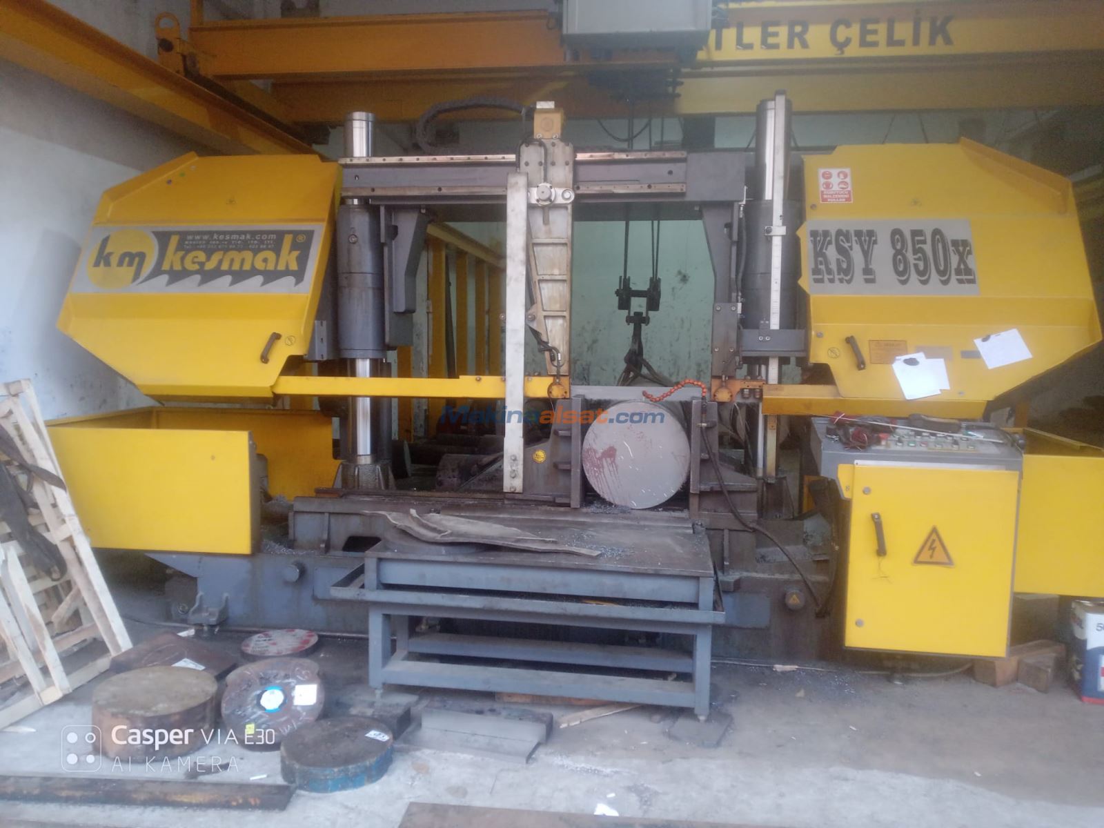 KESMAK KSY 850 x 1300 TAM OTOMATİK KESME Used Band Sawing Machine ...