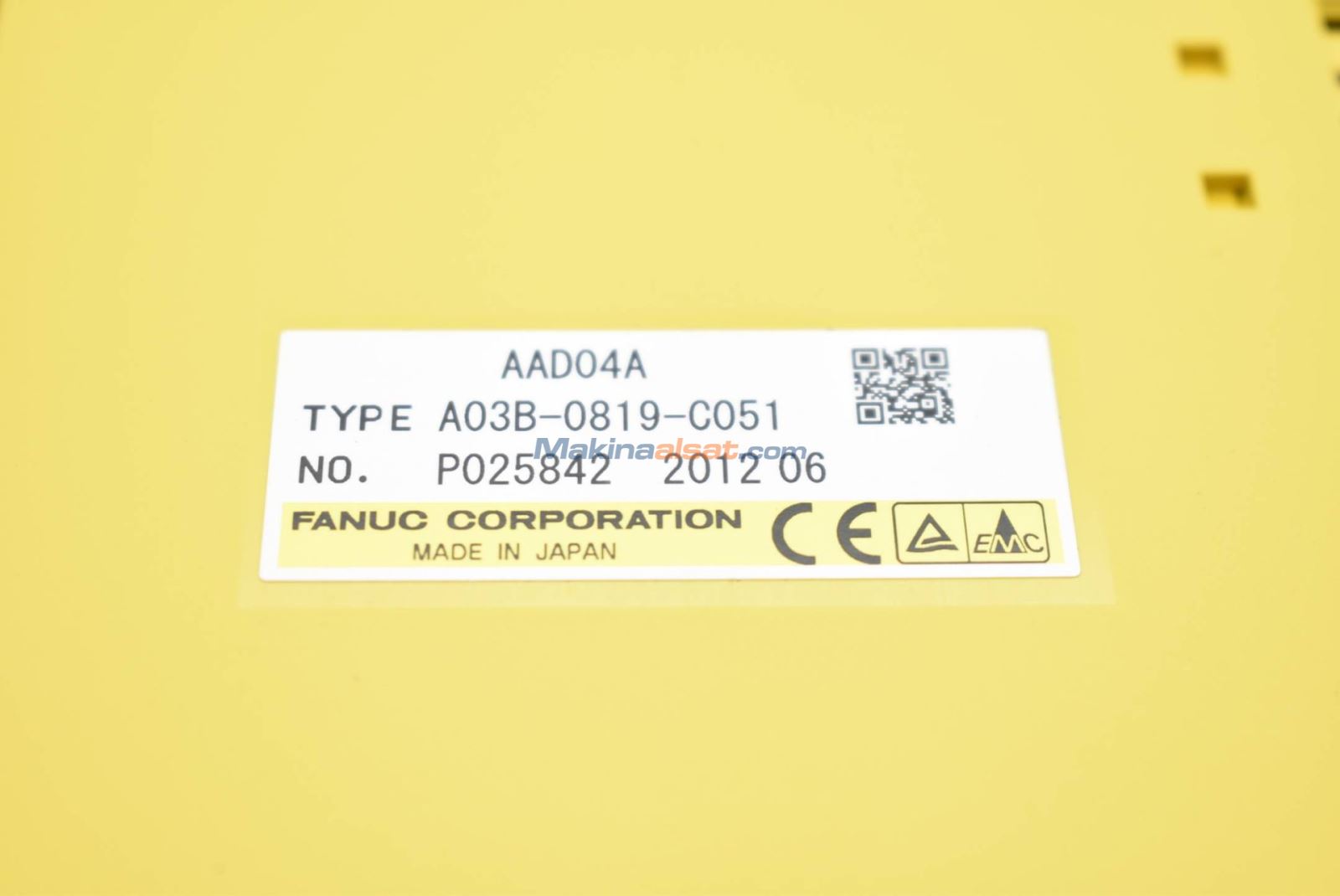 Satılık ikinci el FANUC I/O MODULE A03B-0819-C051 Diğer makinesi