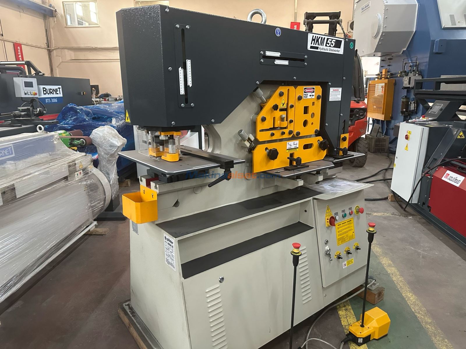 HKM 55 ŞAHİNLER MARKA KOMBİNE MAKAS Used Ironworkers machine for sale