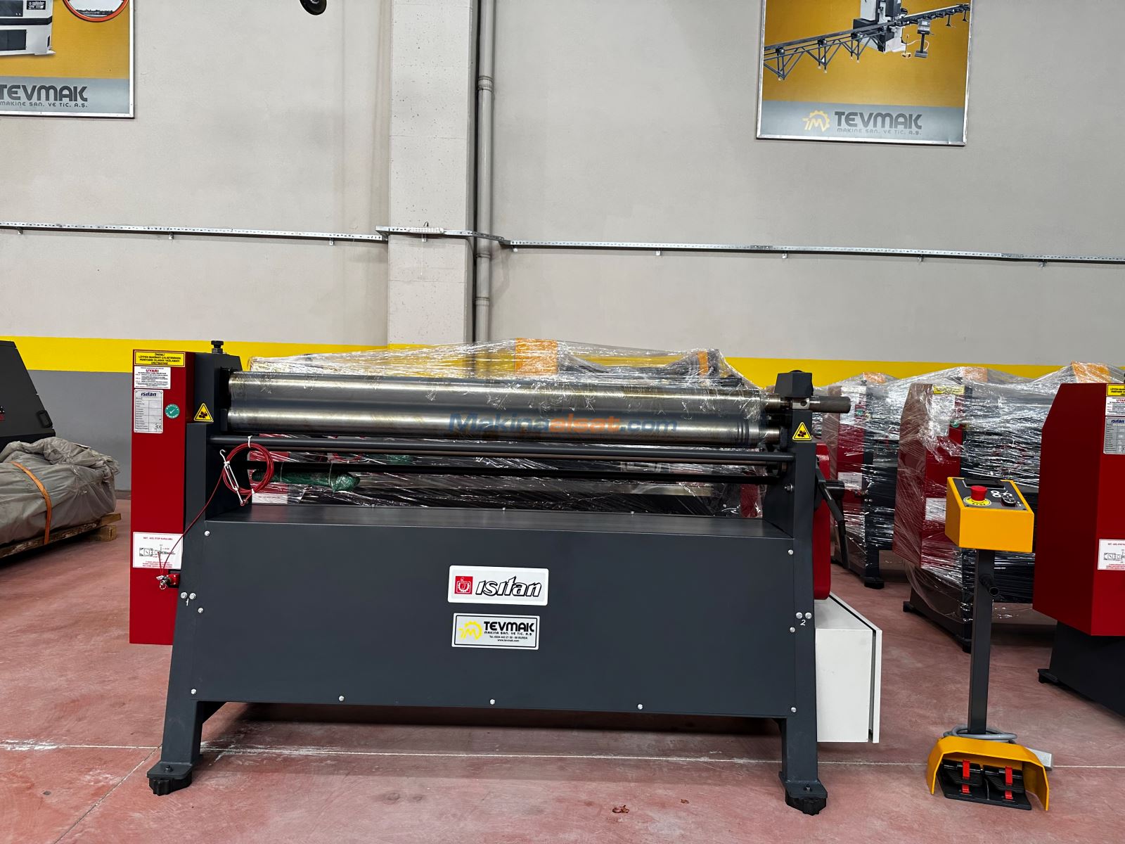 ISITAN RM 1550X90 MOTORLU SİLİNDİR Used Mechanical-Manual Plate Bending ...