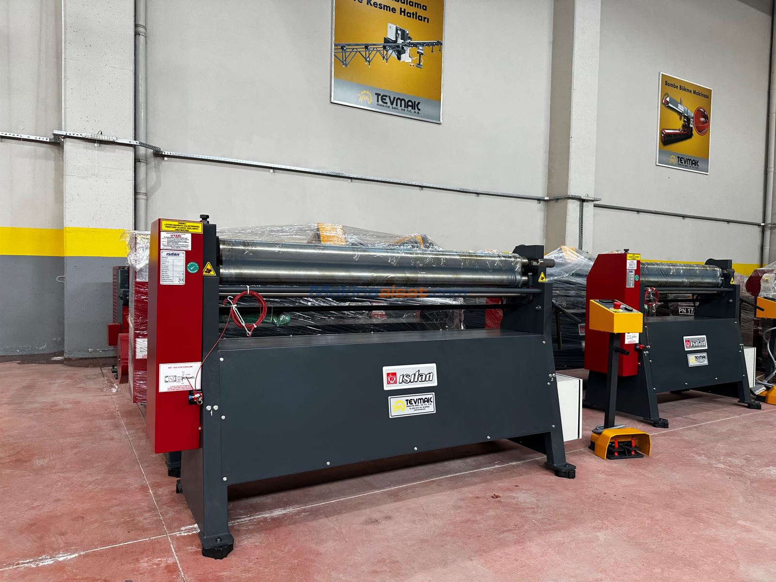ISITAN RM 1550X90 MOTORLU SİLİNDİR Used Mechanical-Manual Plate Bending ...