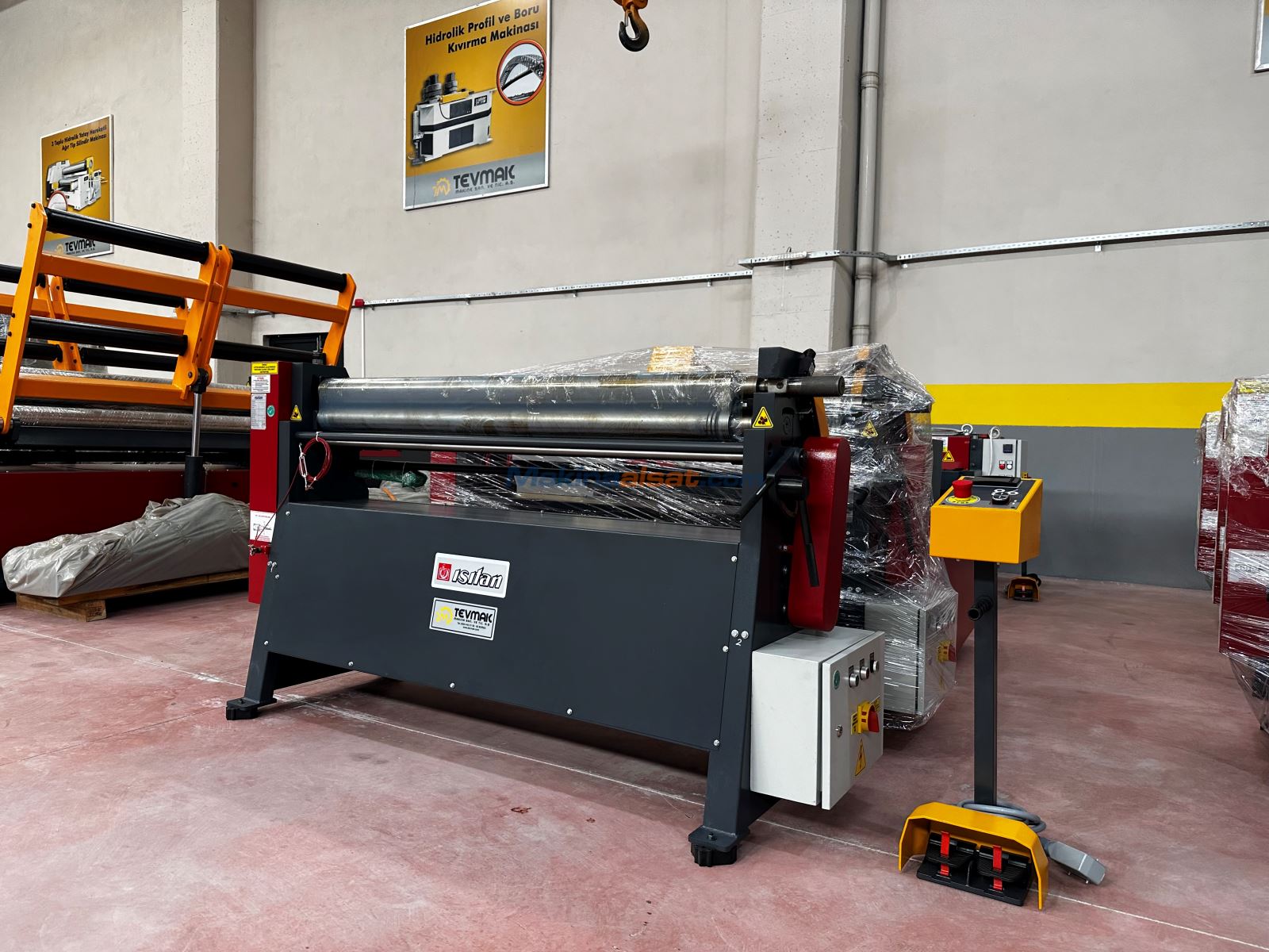 ISITAN RM 1550X90 MOTORLU SİLİNDİR Used Mechanical-Manual Plate Bending ...
