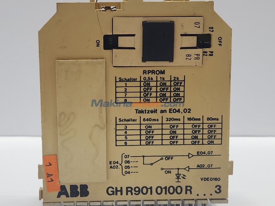 Satılık ikinci el ABB BBC GH R9010100 R 3 Programmable Compact Control Sauter Module EK 400-446 ...