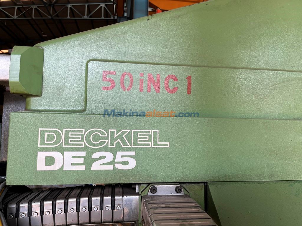 Satılık ikinci el DECKEL DE25 DALMA EREZYON Dalma Erozyon makinesi