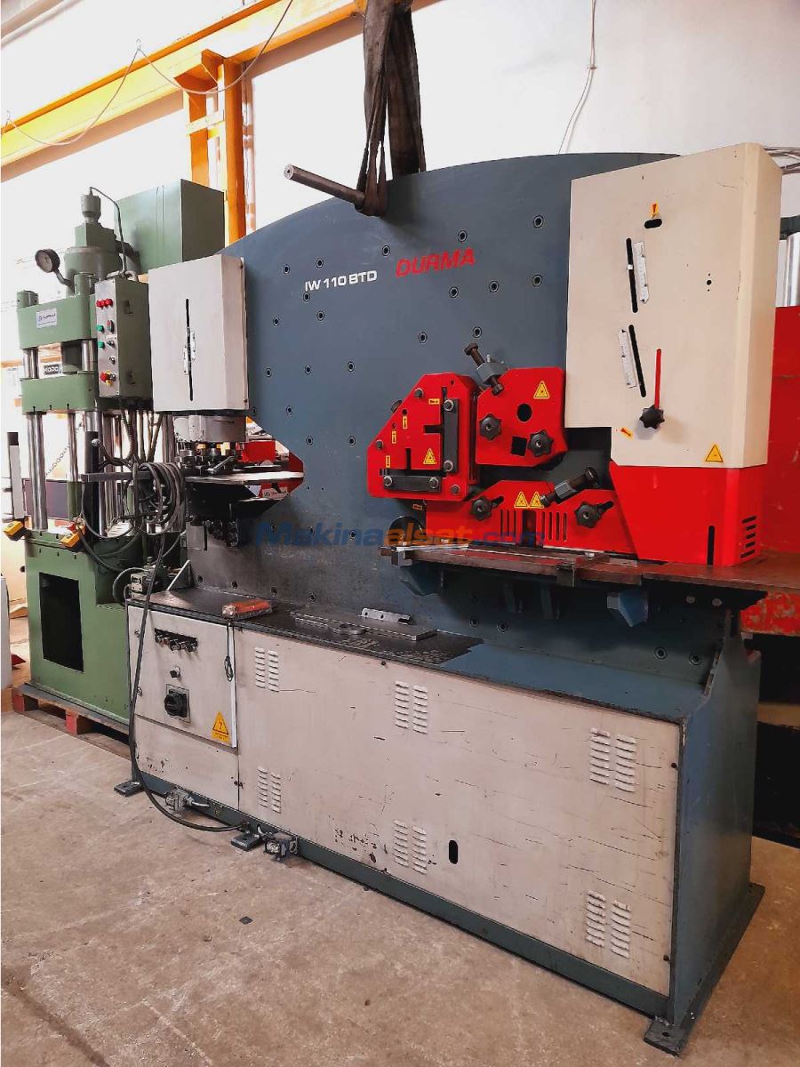 DURMA IW-110 KOMBİNE MAKAS Used Ironworkers machine for sale
