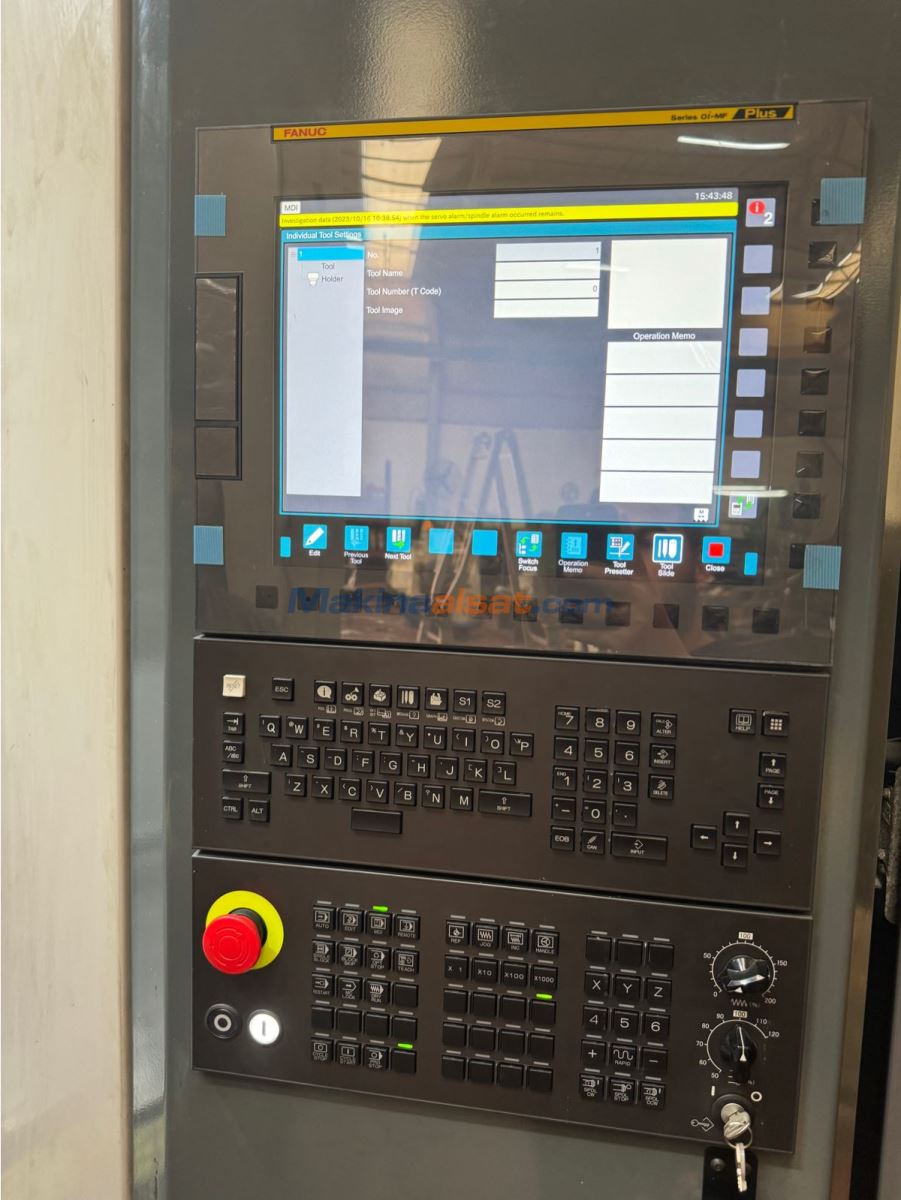 Satılık ikinci el MORI SEIKI SH-630 FANUC Oİ-MF PLUS 2024 REVİZYONLU Yatay İşleme Merkezi Punch ...