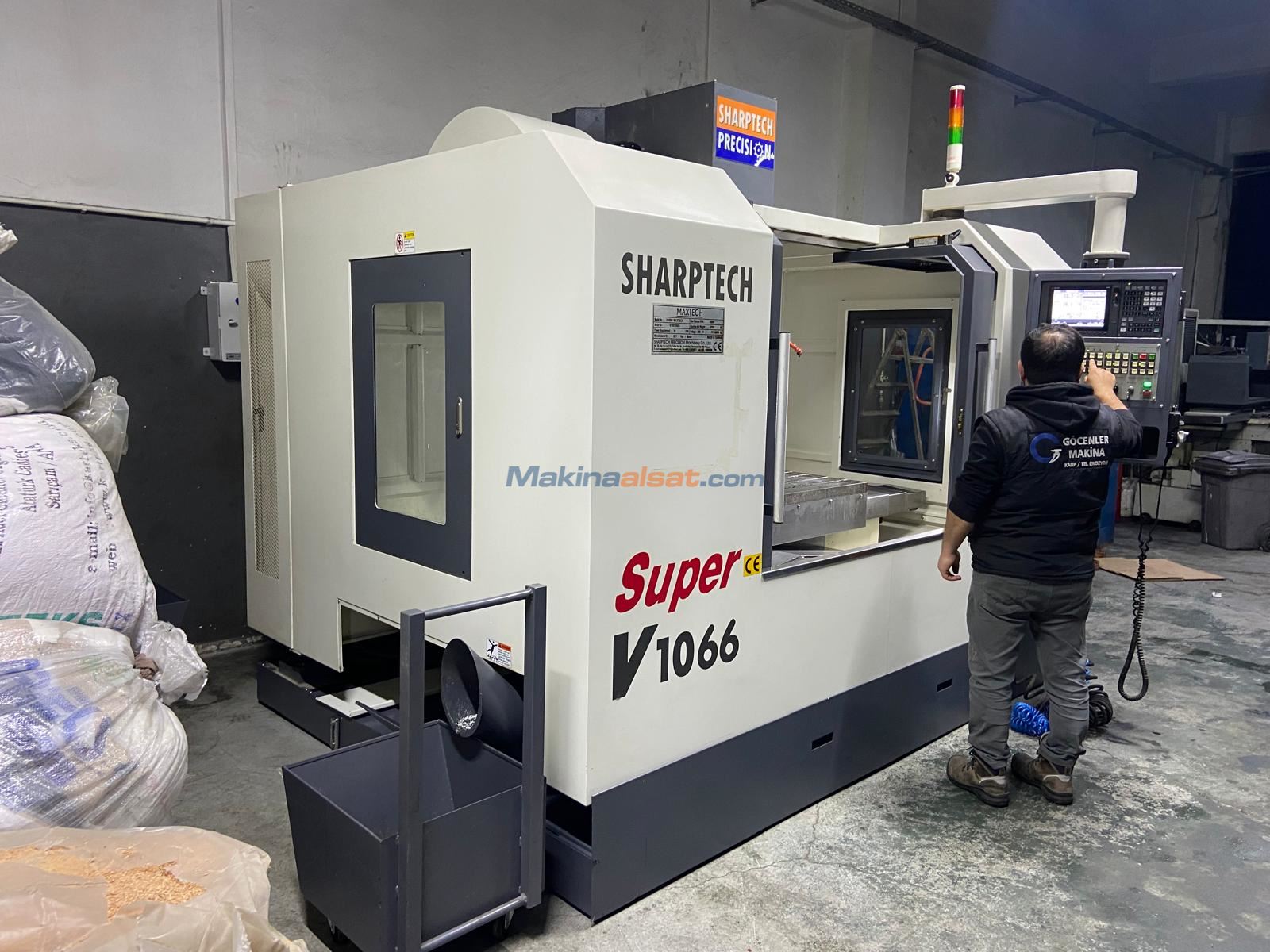 SHARPTECH SUPER V1066 CNC DİK İŞLEME MERKEZİ Used Cnc Vertical ...