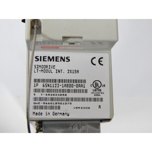 Satılık ikinci el SIEMENS SIMODRIVE LT-MODULE 6SN1123-1AB00-0AA1 Diğer ...