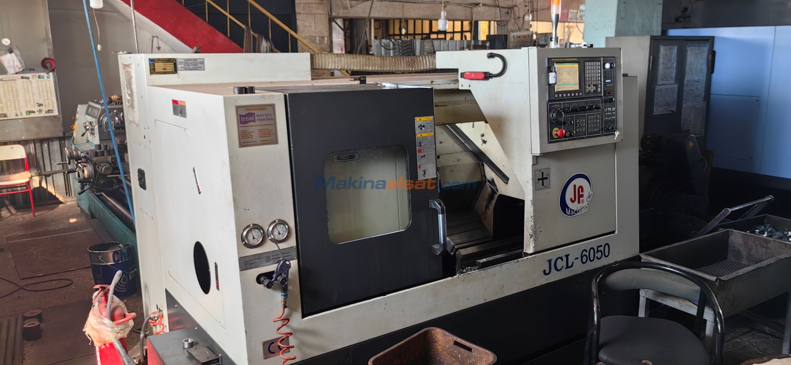 JİNFA 6050 2016 MODEL 2 EKSEN TORNA Used Cnc Lathe machine for sale
