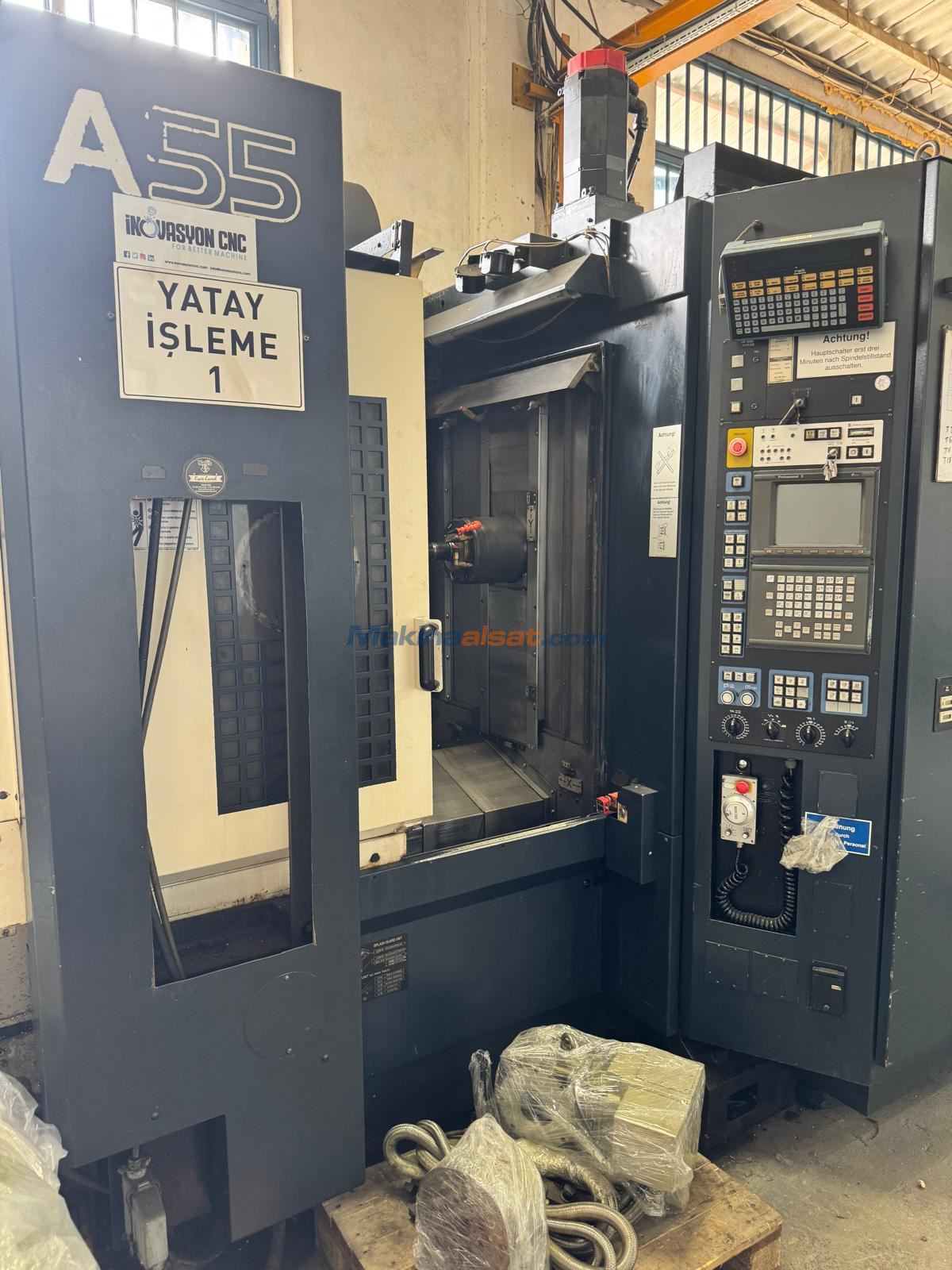 MAKİNO A55 YATAY İŞLEME MERKEZİ Used Horizontal Machining Center ...