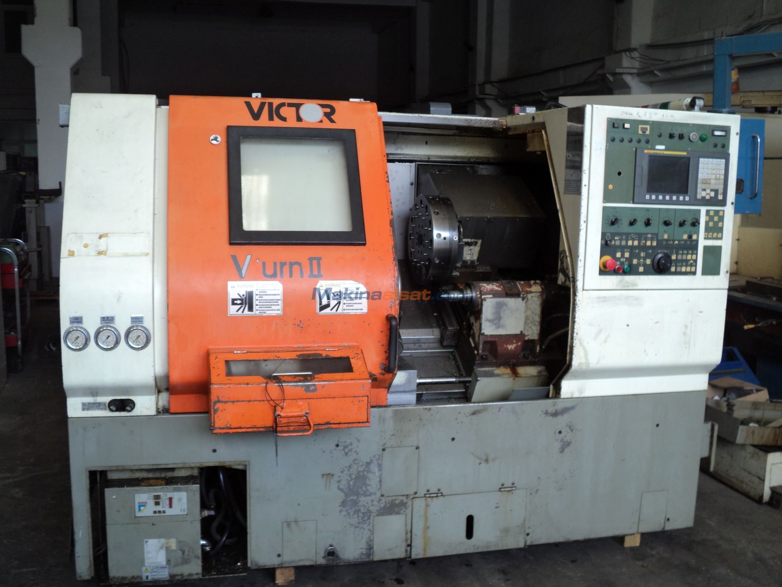 Satılık ikinci el VİCTOR V TURN II 20 C EKSENLİ CNC TORNA CNC Torna ...