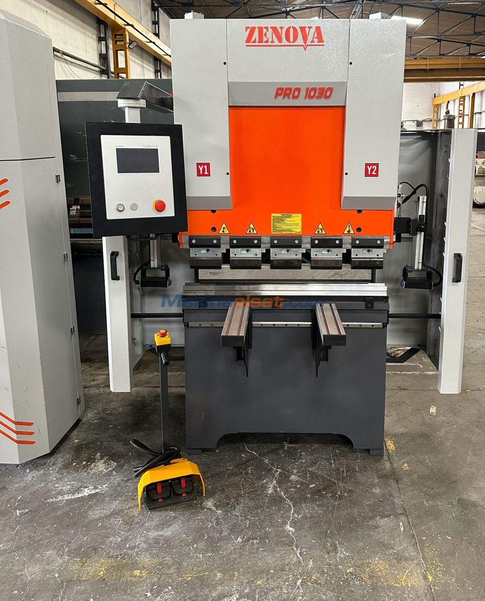 Satılık ikinci el ZENOVA CNC 1000 x 30 TONLUK HİDROLİK ABKANT Abkant Pres makinesi