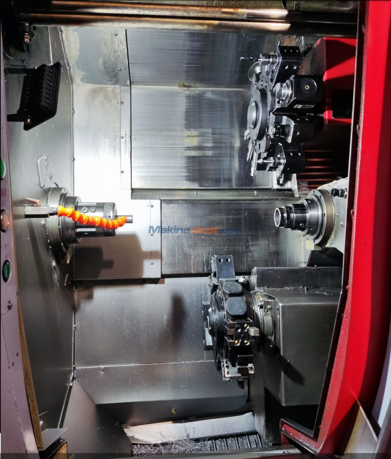 EMCO TURN 332 MC PLUS (ÇİFT TARET ÇİFT SPİNDLE VE C EKSENLİ) CNC Torna ...