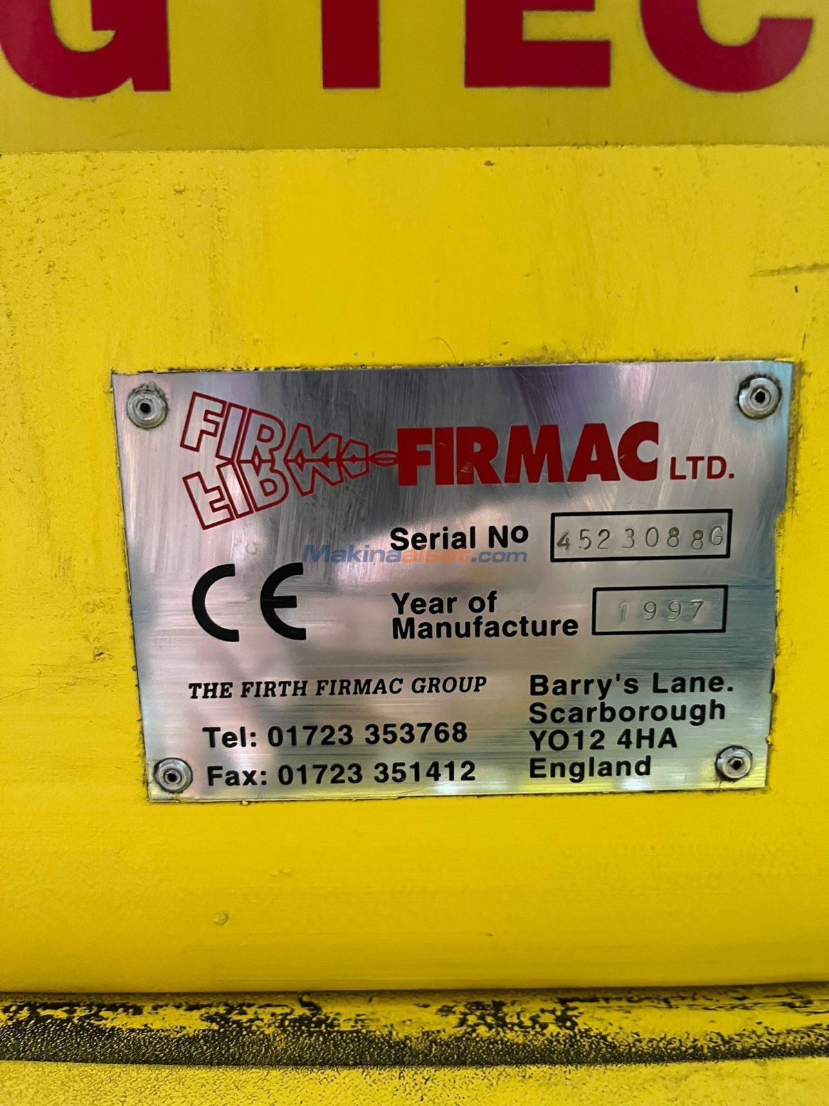 FİRMAC 1500 x 1,5mm KARE KANAL VE KAPAMA Used Other Metal Forming ...