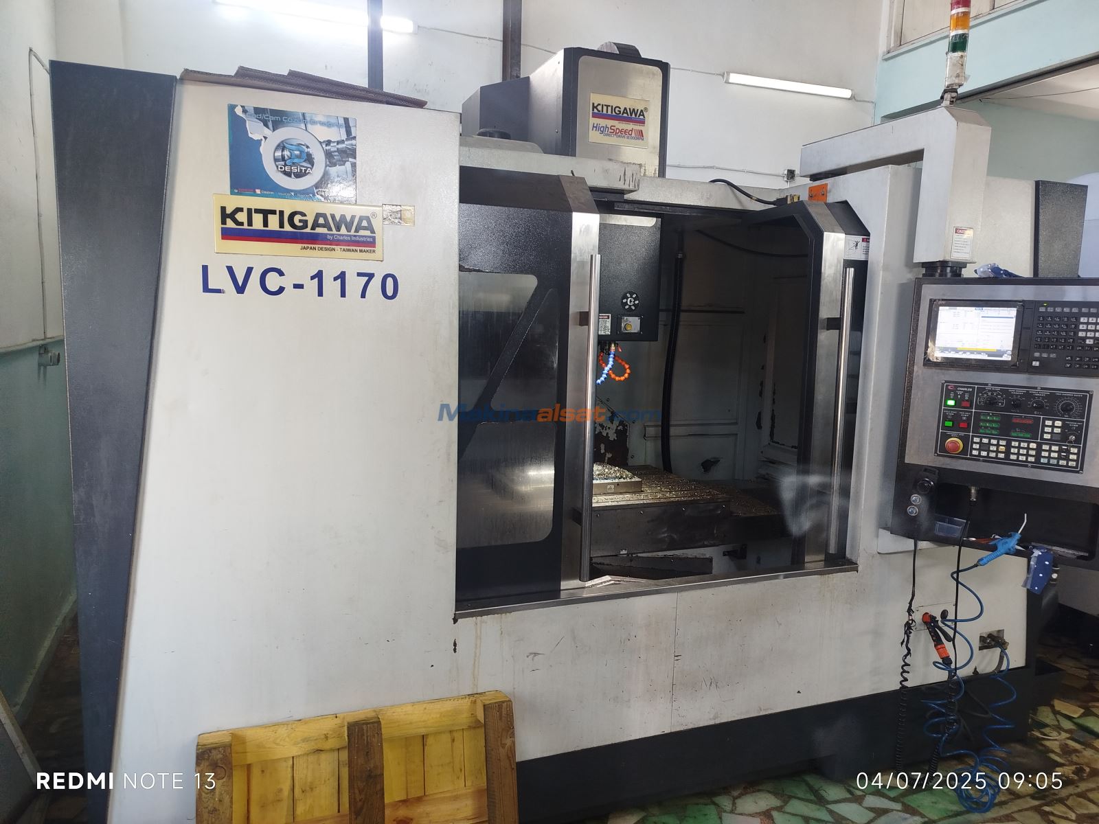 Satılık ikinci el Kitigawa CNC Dik İşlem CNC Dik İşlem makinesi