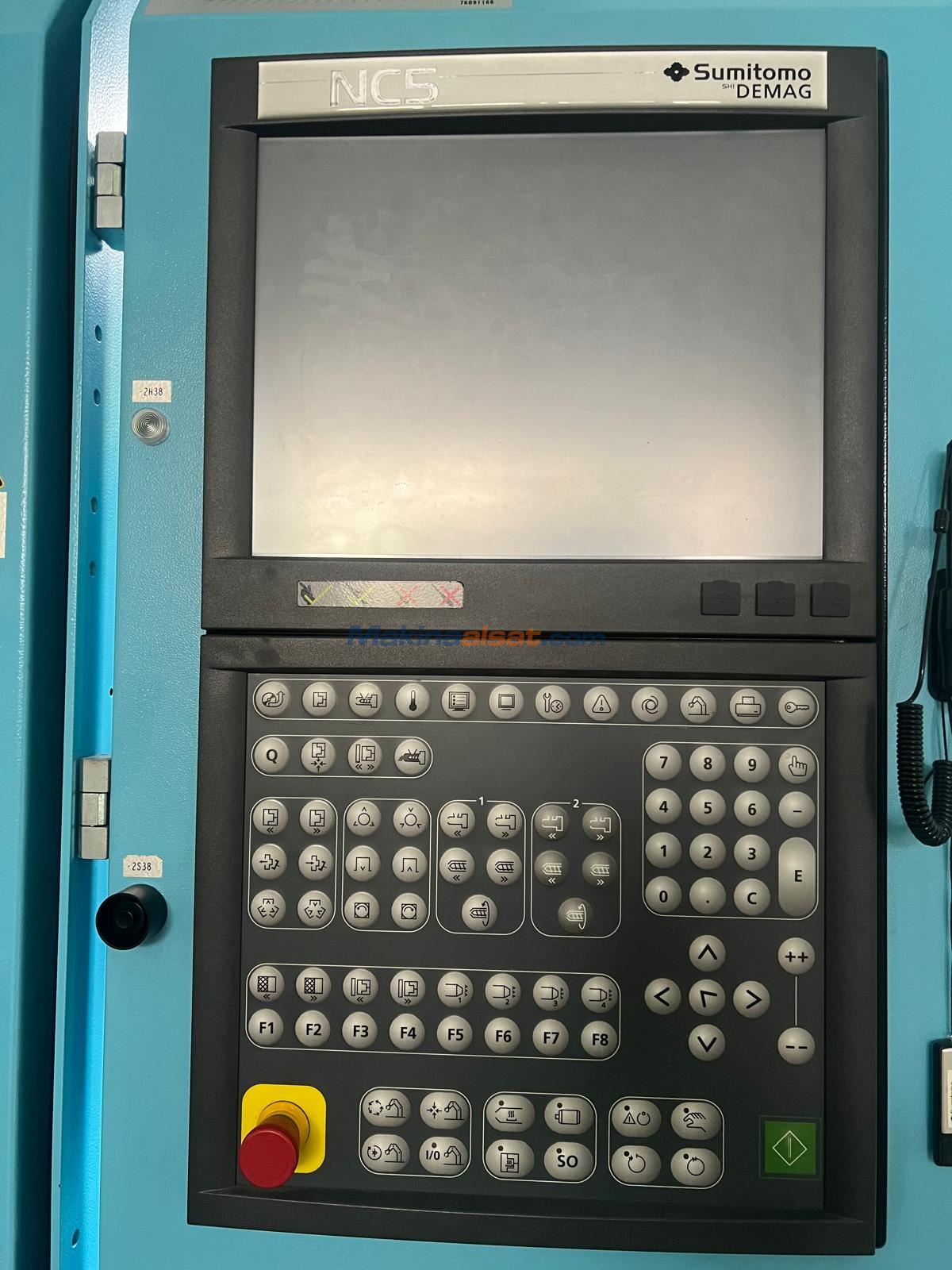 Satılık ikinci el Sumitomo IntElect 100/470-180 Plastik Enjeksiyon ...