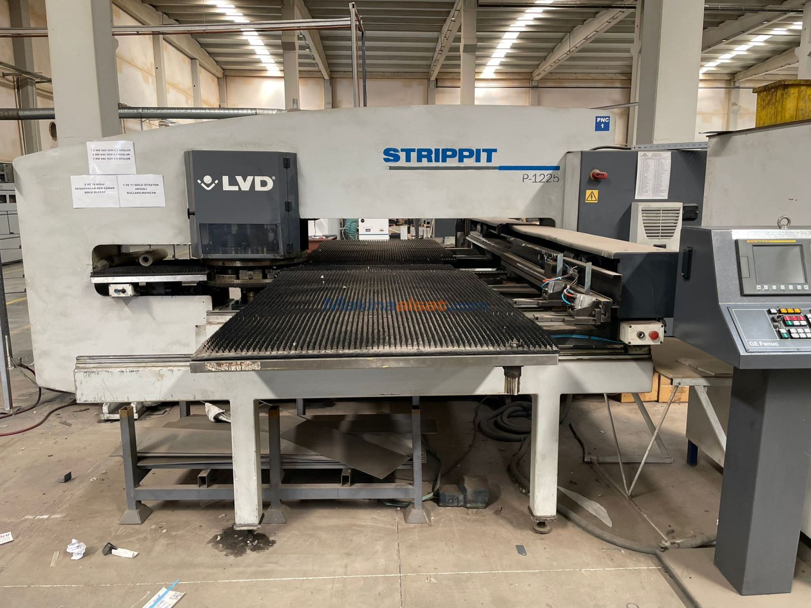 LVD Parma 1225TK Punch Pres Used Turret Punch Press Machines machine ...