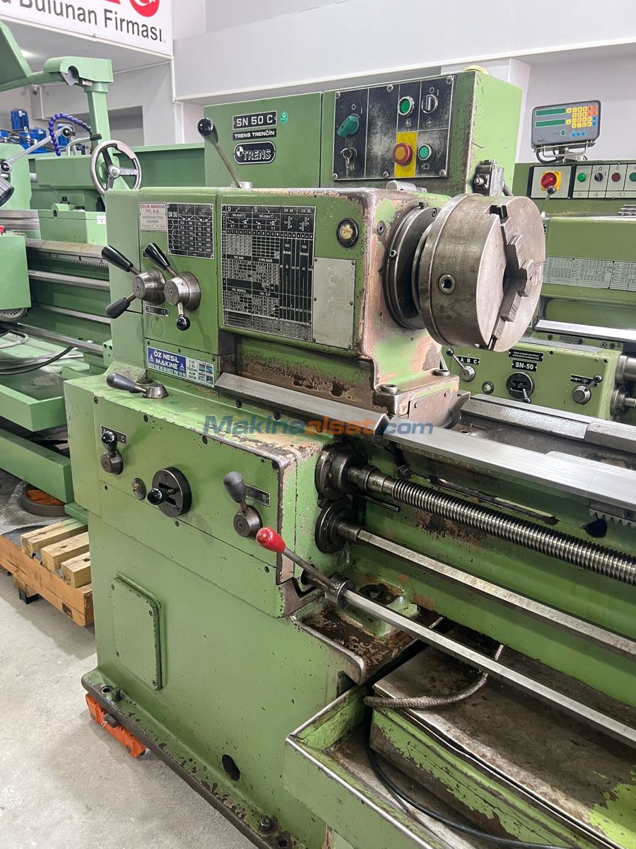 SN 50 - 2 Metre Trens Slovakya 2003 Model Torna Used Centre Lathe ...