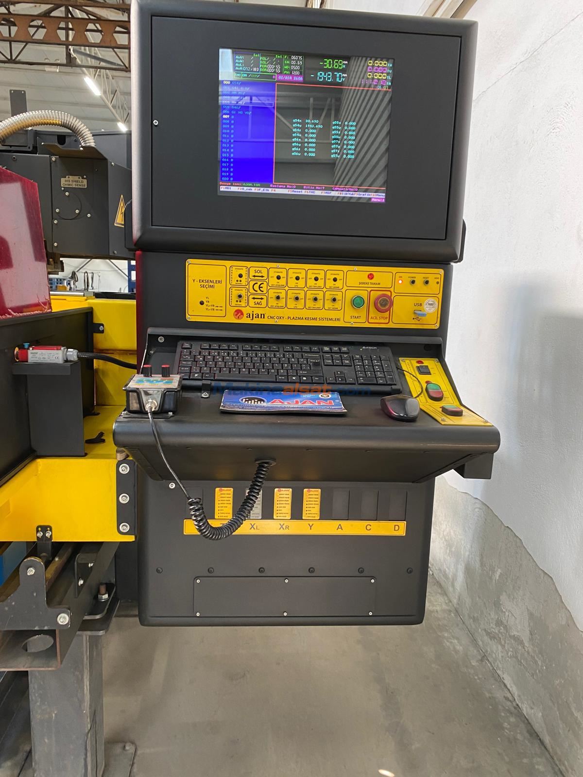 AJAN Plazma Kesim Used Plasma & Gas Cutting Machines machine for sale