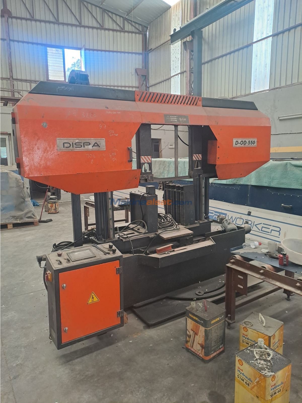 Dispa 550 lik Açılı Şerit Testere Used Band Sawing Machine machine for sale