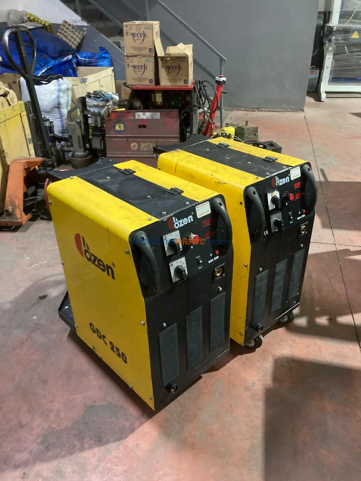 Satılık ikinci el ÖZEN GDC 250 AMPER GAZALTI KAYNAK Gazaltı Kaynak makinesi