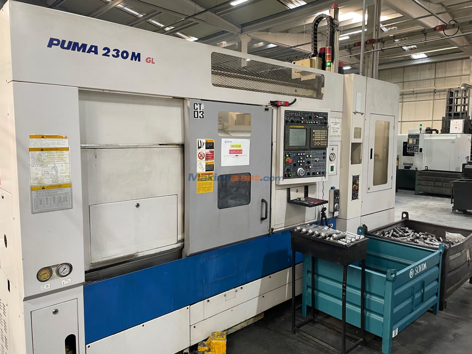 Satılık ikinci el Robotlu Yükleme Sistemli CNC Torna CNC Torna makinesi